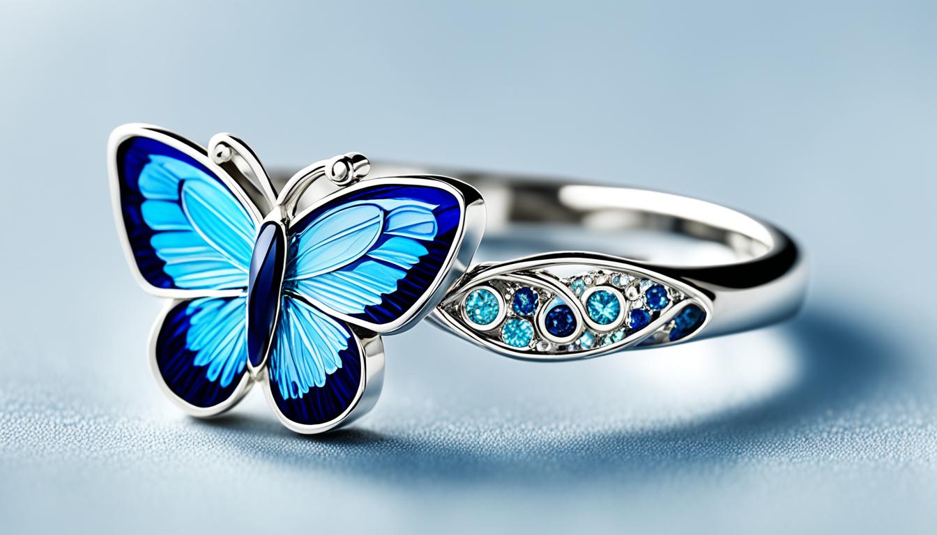 Blue Butterfly Ring: Exquisite Jewelry for Nature Lovers