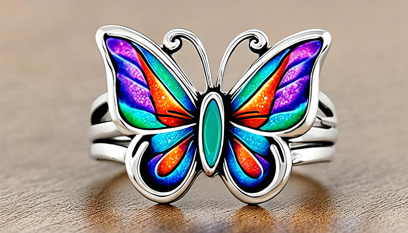 Butterfly Mood Rings - Express Your Colorful Emotions