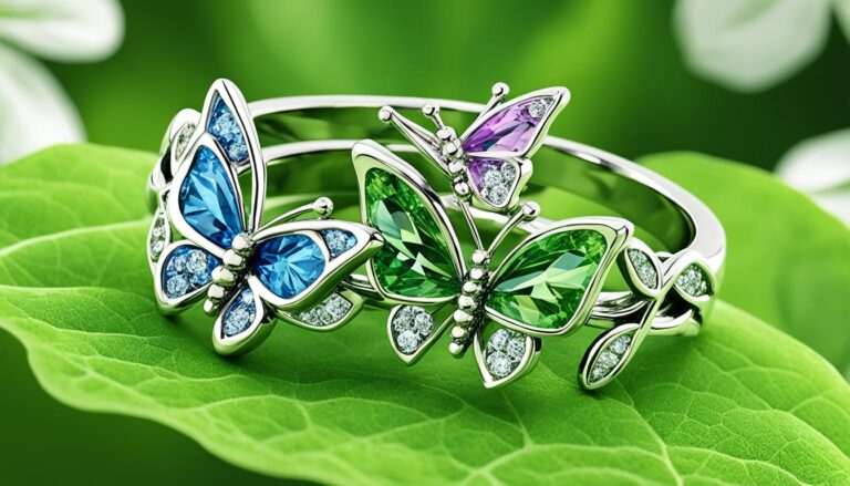Butterfly Promise Rings - Everlasting Bond of Love & Trust
